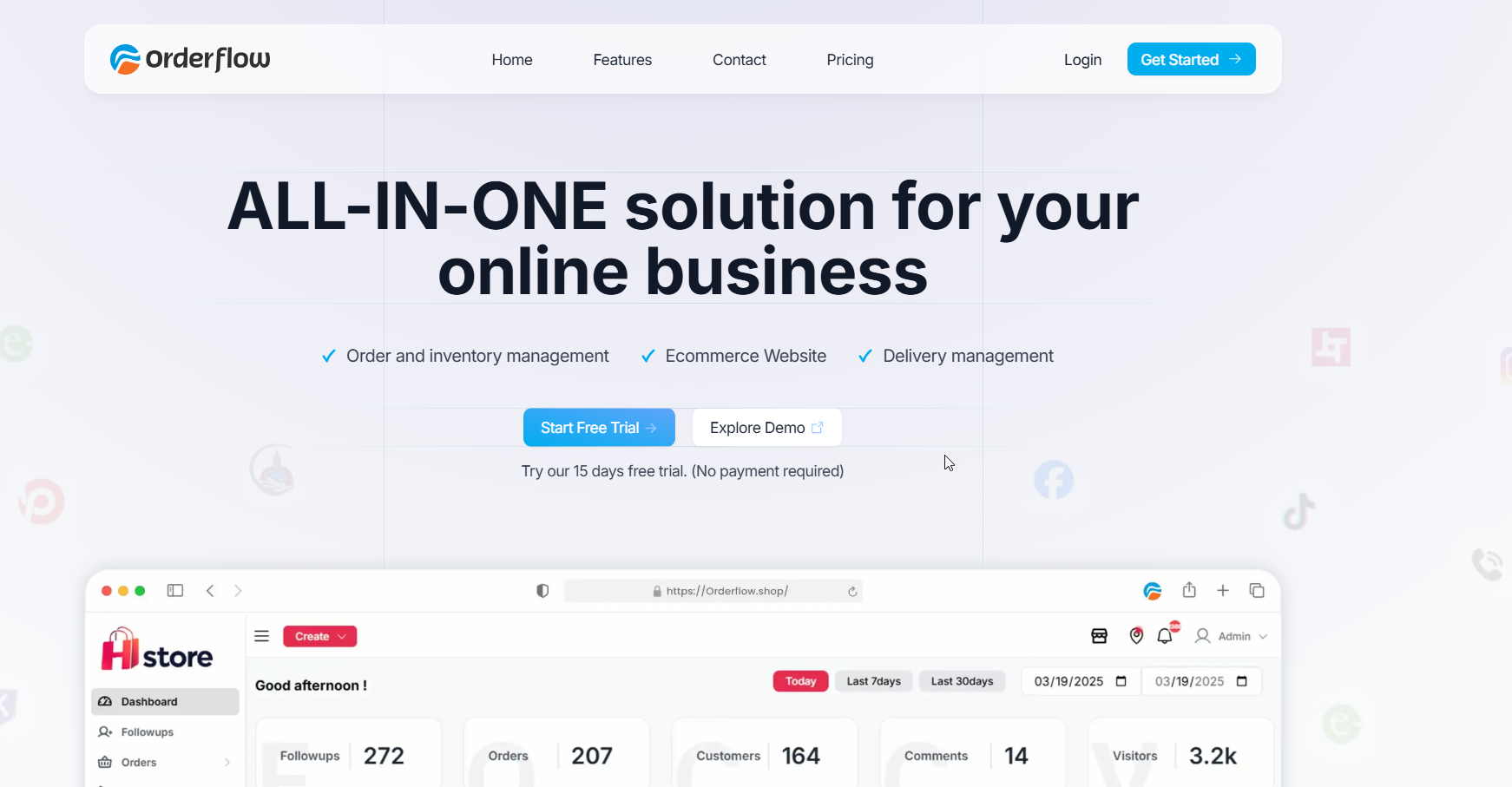 Orderflow: ALL-IN-ONE solution for your online business